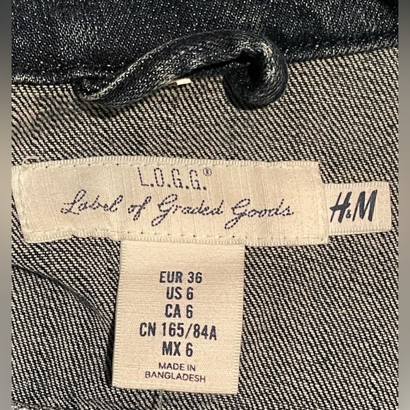 H&M | Jackets & Coats | Hm Label Of Graded Goods Jean Jacket Sz 6 Denim Jacket | Poshmark